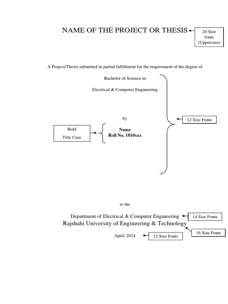 Thesis Book Format - After Top Page (Before Chapter) | PDF | Thesis ...