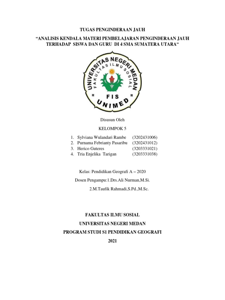 Mini Riset & Rekayasa Ide Penginderaan Jauh Kelompok 5 | PDF | Karier ...