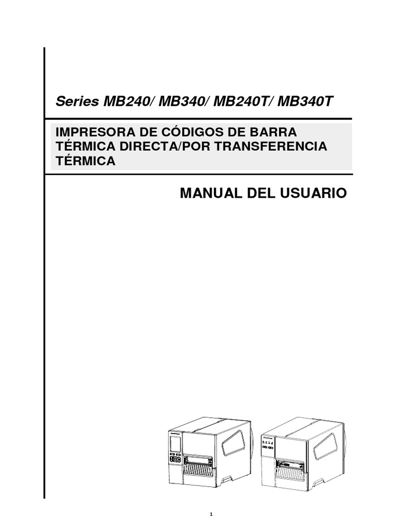MB240 240T User Manual Spanish | PDF