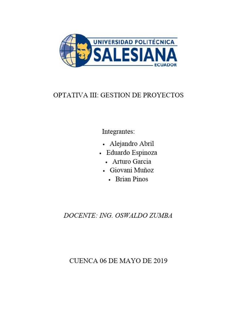 Cap Tulo-4 | PDF | Presupuesto | Planificación