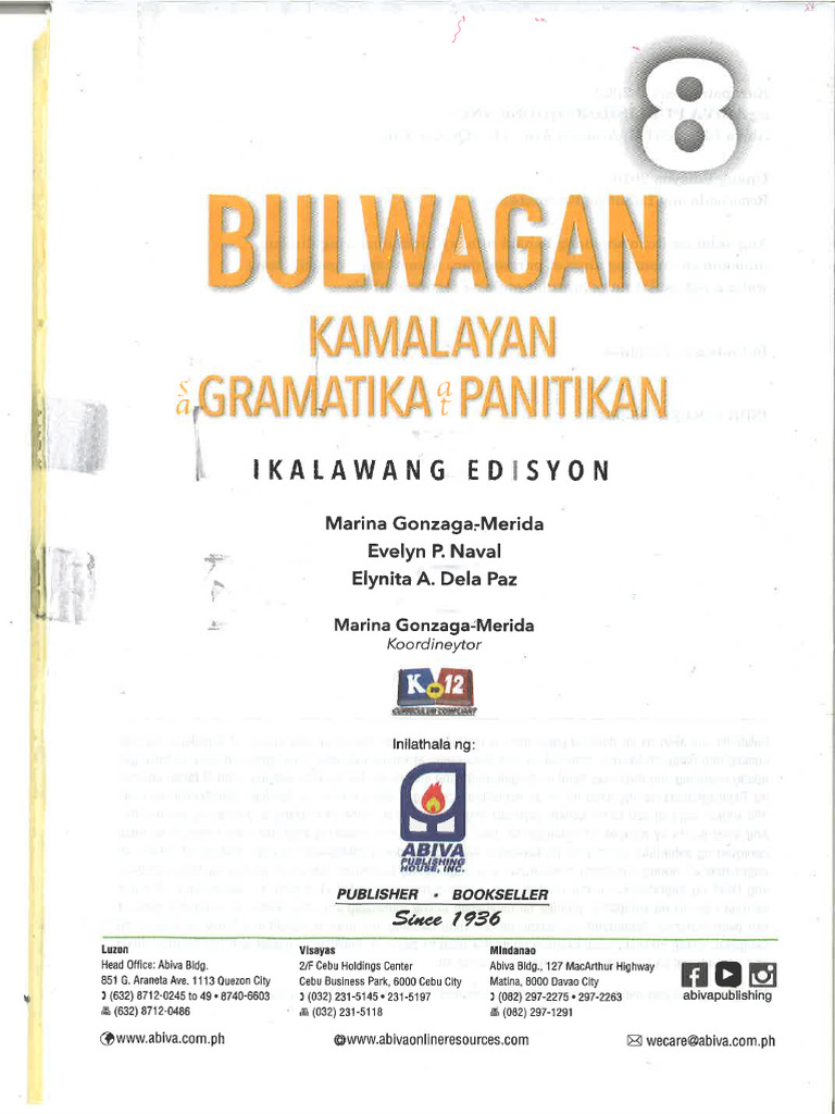 L8 Filipino Bulwagan | PDF