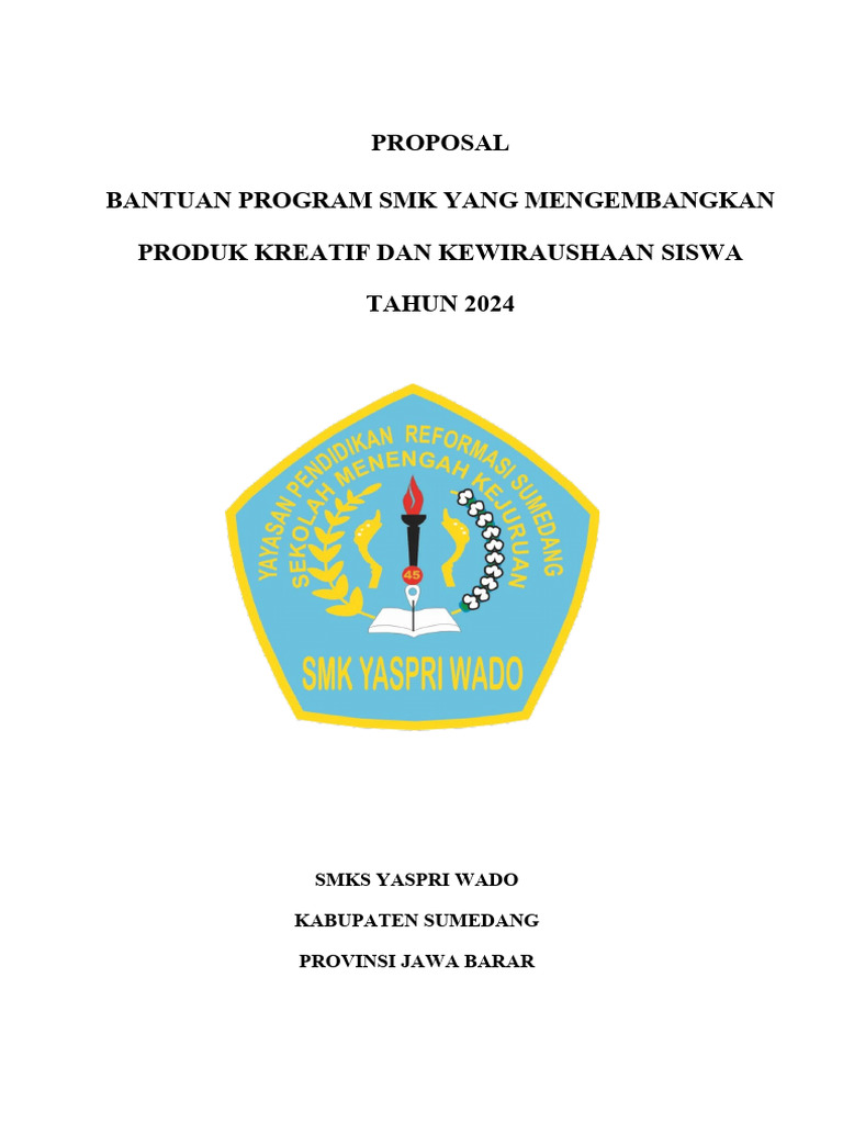 PROPOSAL Bantuan PKK Kwu 2024 | PDF