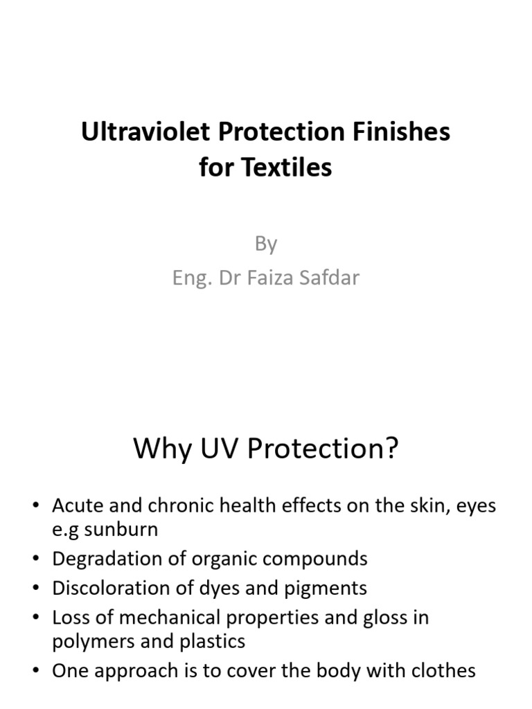 UV Protection Finish | PDF | Ultraviolet | Sunscreen