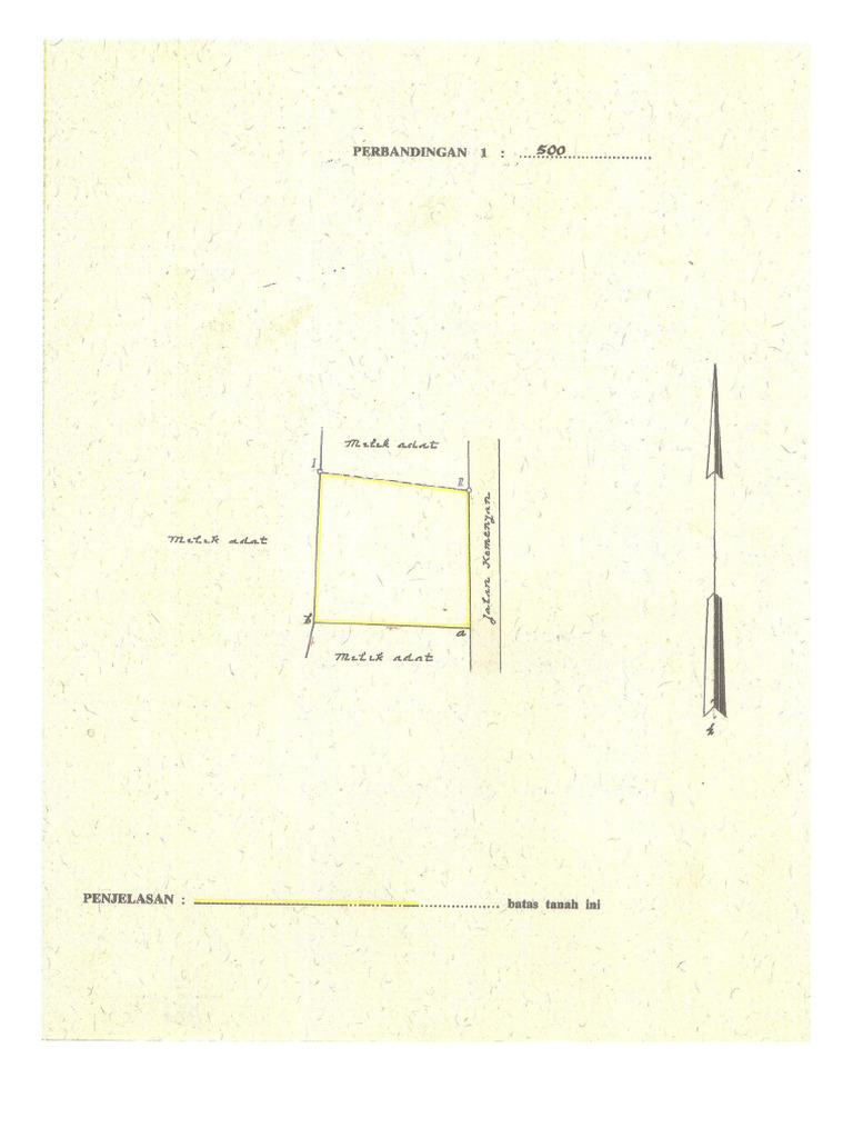 Layout Tanah Ciganjur | PDF