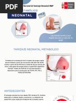 Guía de Tamiz Metabólico Neonatal en El Porgrama IMSS Bienestar | PDF ...