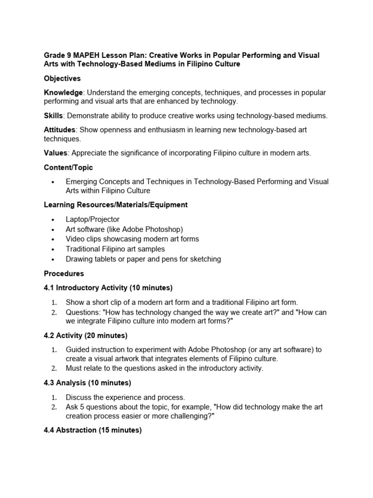 Emerging Concepts and Techniques in Technology-Based Performing and Visual Arts Within Filipino ...