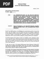 Ao2019-0001 rHIVda | PDF | Diagnosis Of Hiv/Aids | Hiv/Aids