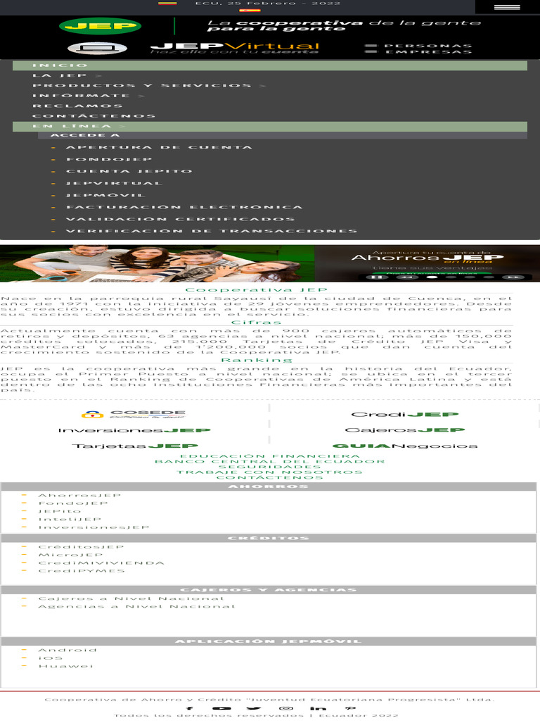 Inicio - Cooperativa de Ahorro y Crédito JEP | PDF | Crecimiento personal y profesional | Negocios