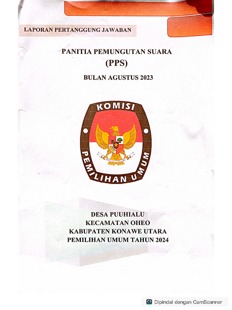 LPJ Pps Puuhialu Agustus | PDF