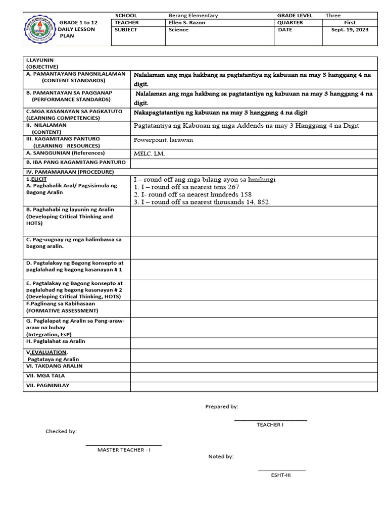 Bes DLP Template | PDF