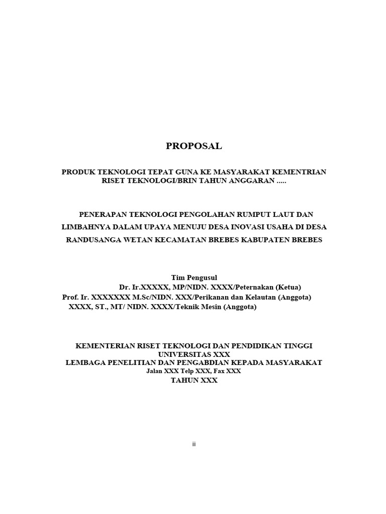 Contoh PPTTG Universitas Pamulang | PDF | Sains & Matematika