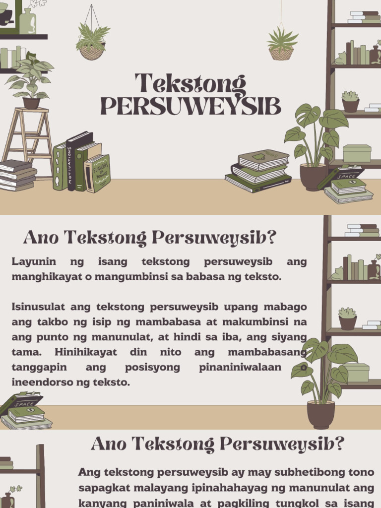 Tekstong Persuweysib Group 5 | PDF | Career & Growth | Self-Improvement