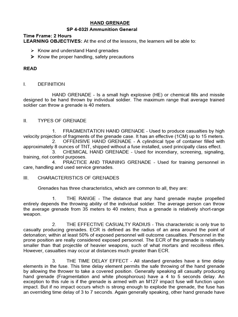 1.weapons Training 2 | Download Free PDF | Fuze | Projectiles