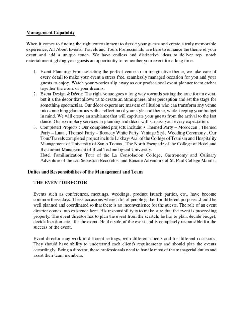 SAMPLE-ONLY-The-Event-Team-and-Management-Capability | PDF