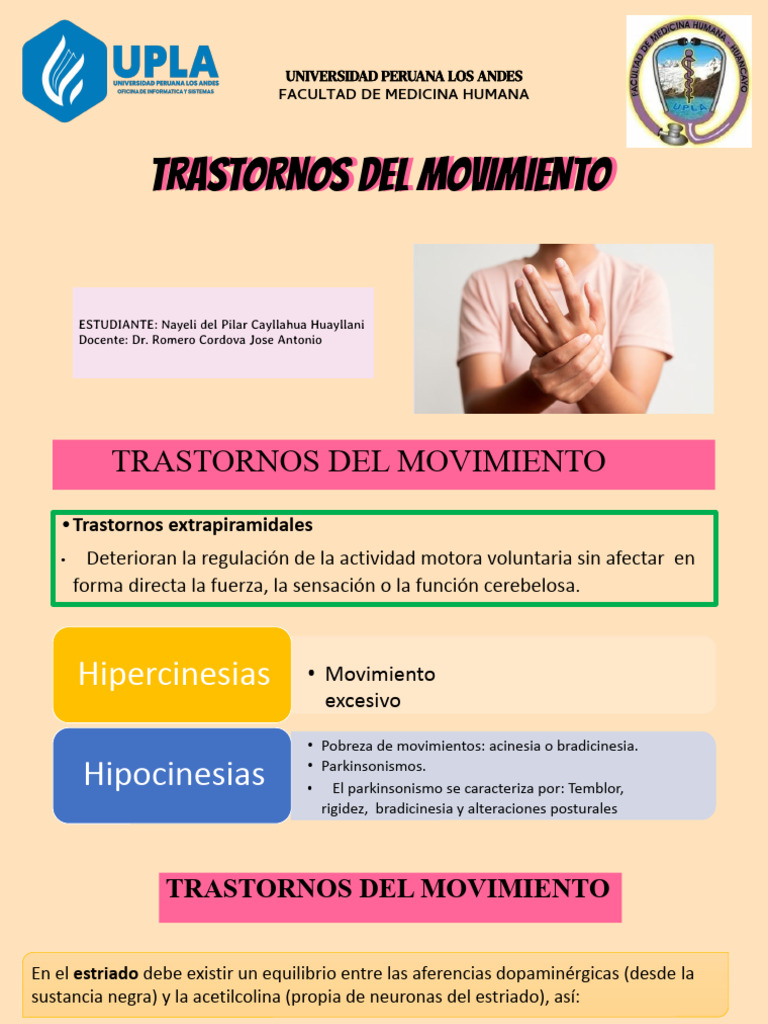 Trastornos Del Movimiento | PDF | Enfermedad de Parkinson | Medicina CLINICA