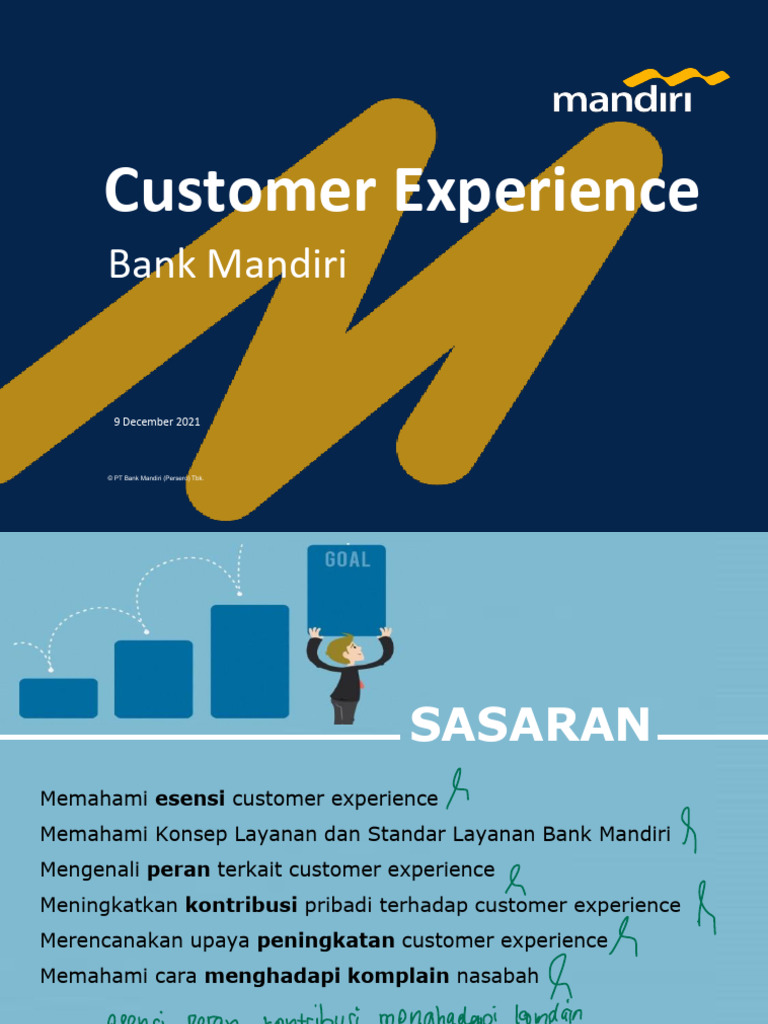 Meningkatkan Customer Experience Bank Mandiri | PDF