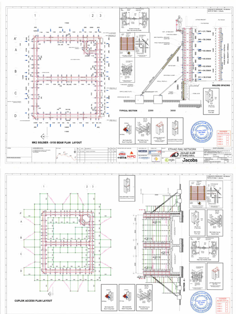 Formwork Drawing | PDF