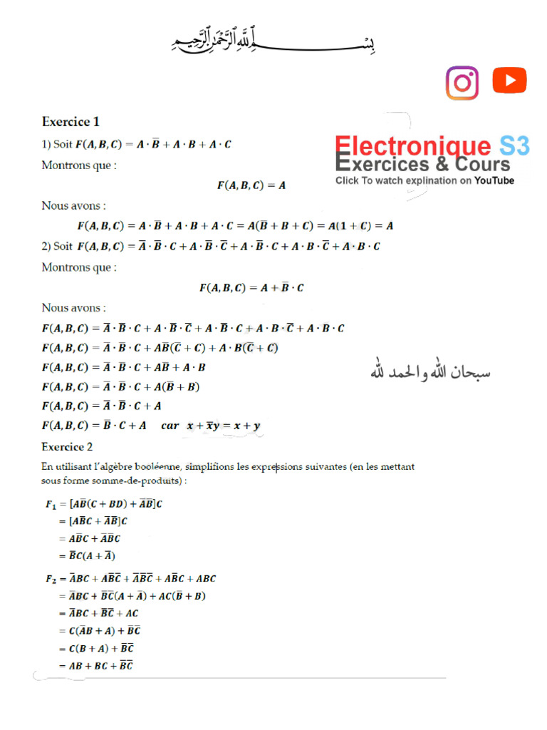 TD 3 Correction | PDF
