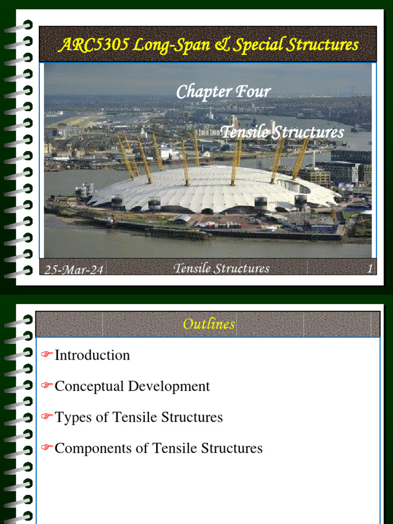 Tensile Structures | PDF | Stress (Mechanics) | Tension (Physics)