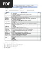 Form Indeks Barthel | PDF