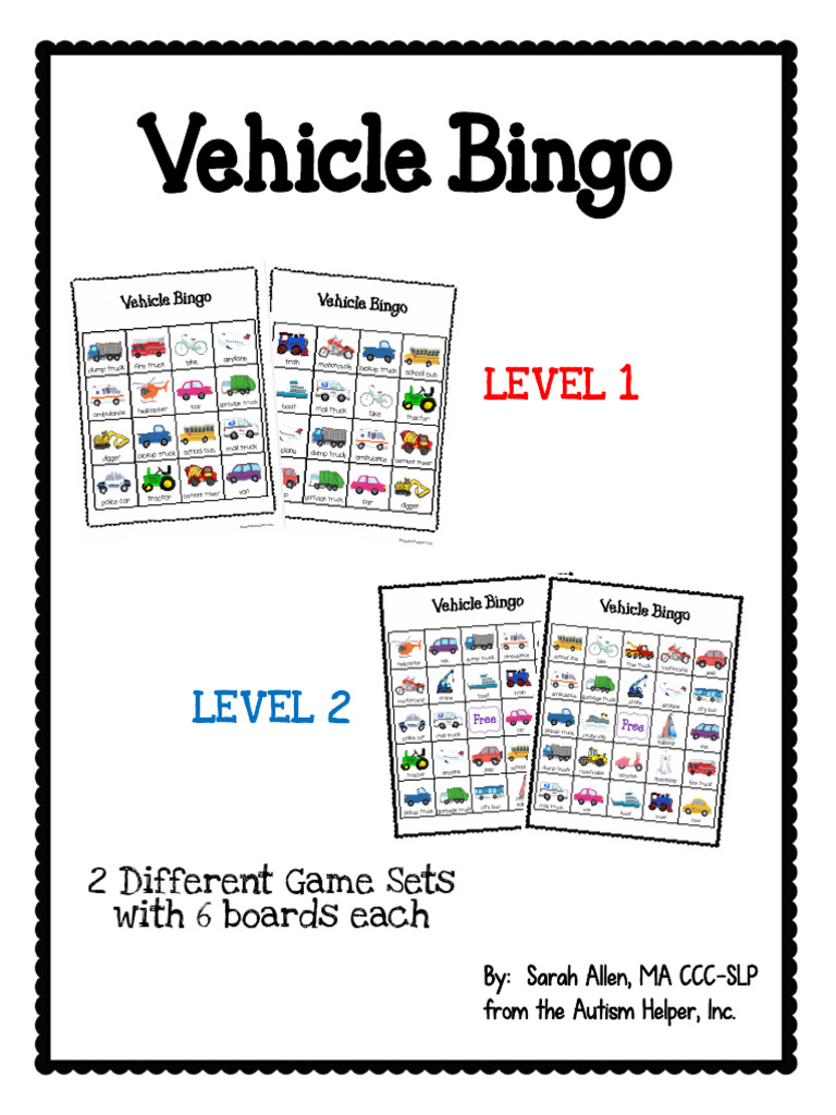 Bingo Games | PDF | Truck | Vehicle Technology