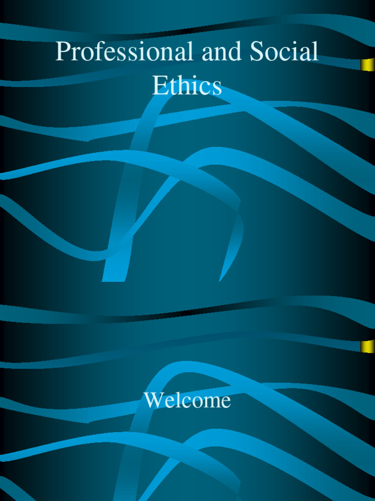 Professional Ethics | PDF