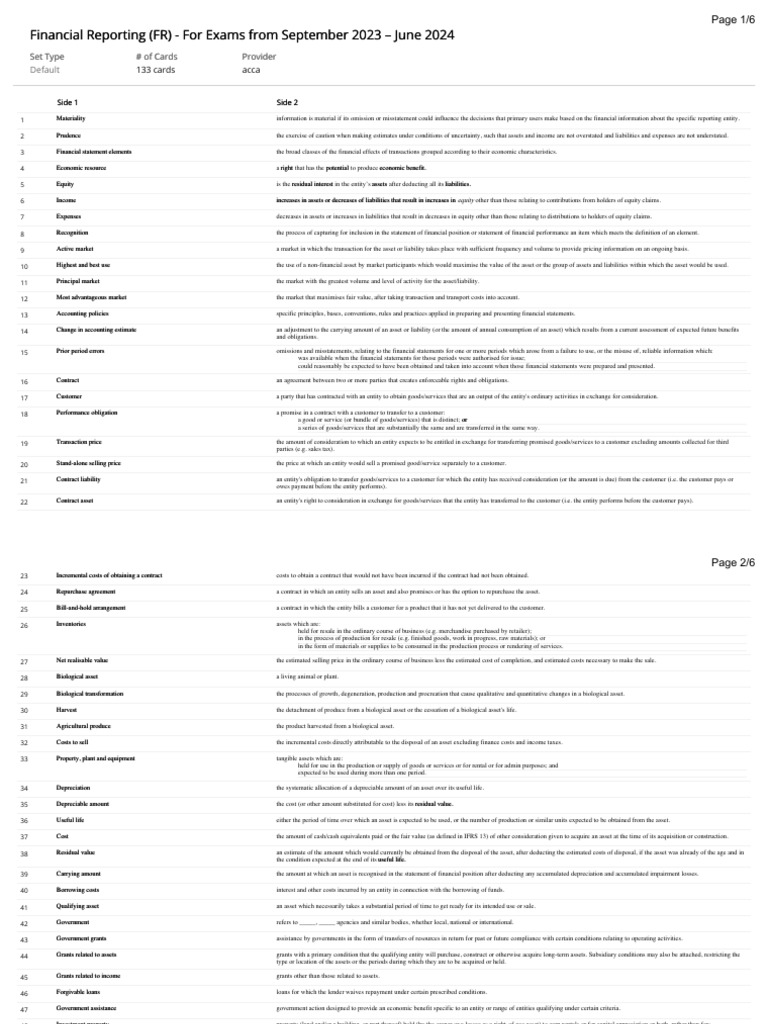 f7 Flashcard | PDF | Equity (Finance) | Taxes