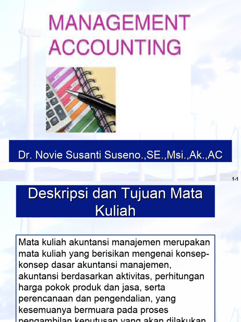 Pert 1 Introduction Managerial Accounting | PDF