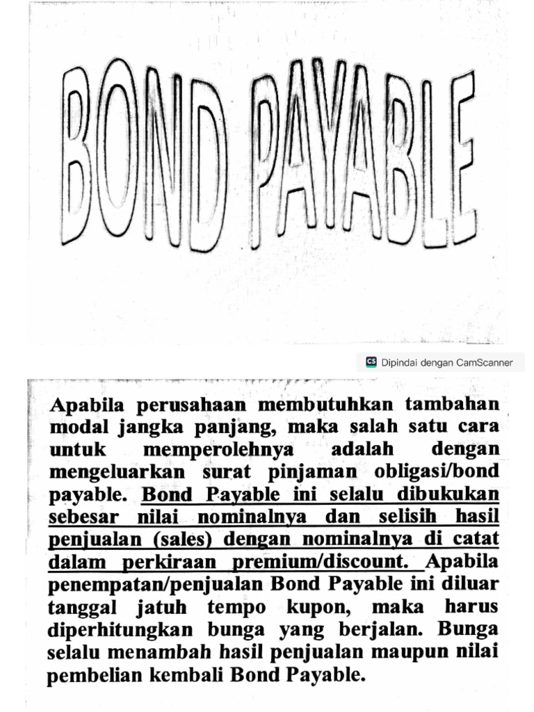 Bond Payable | PDF