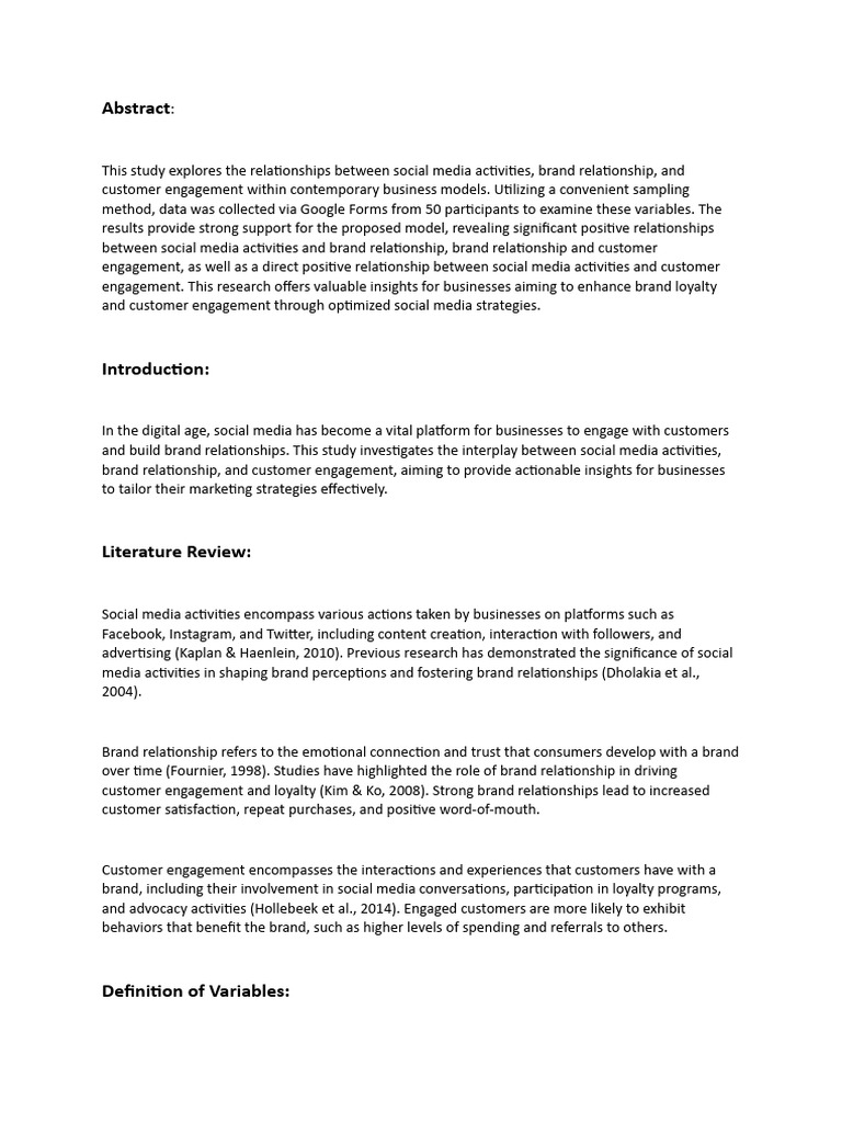 BRM Assignment | PDF