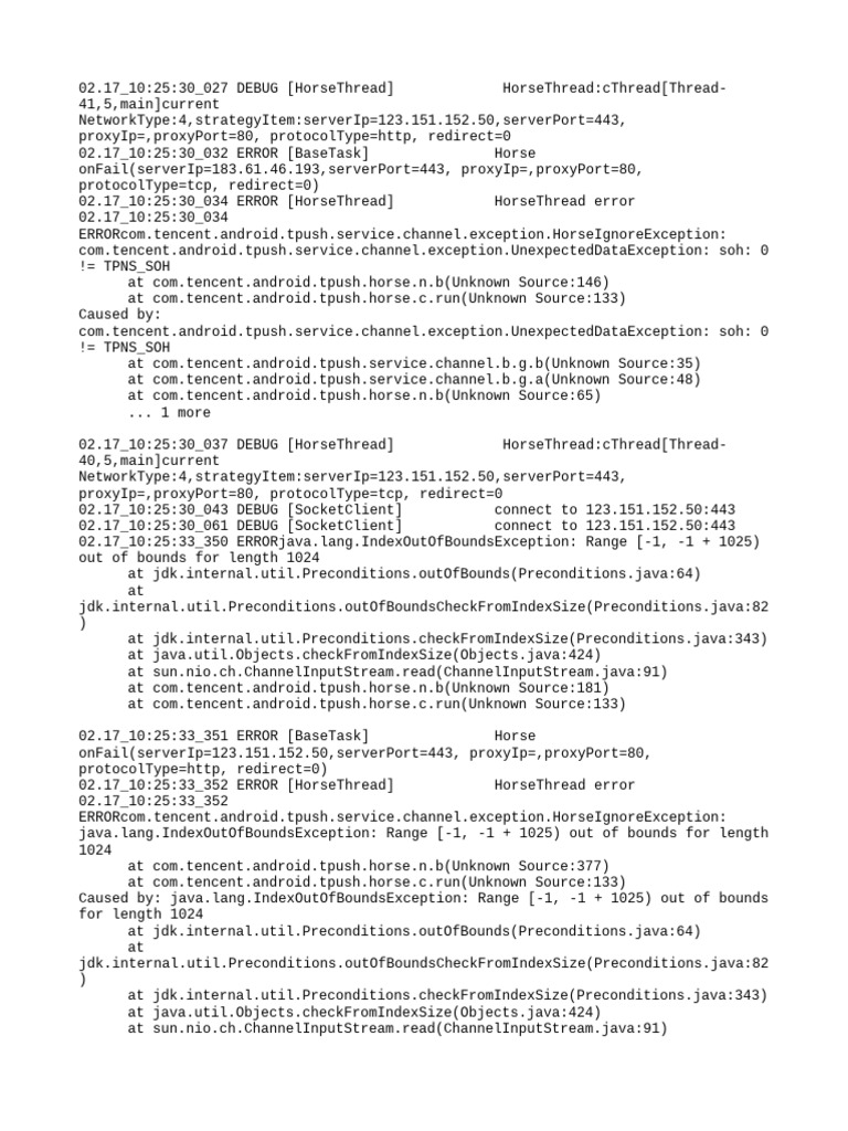 Log-20240217 1026 1 | PDF | Operating System Technology | Java Platform