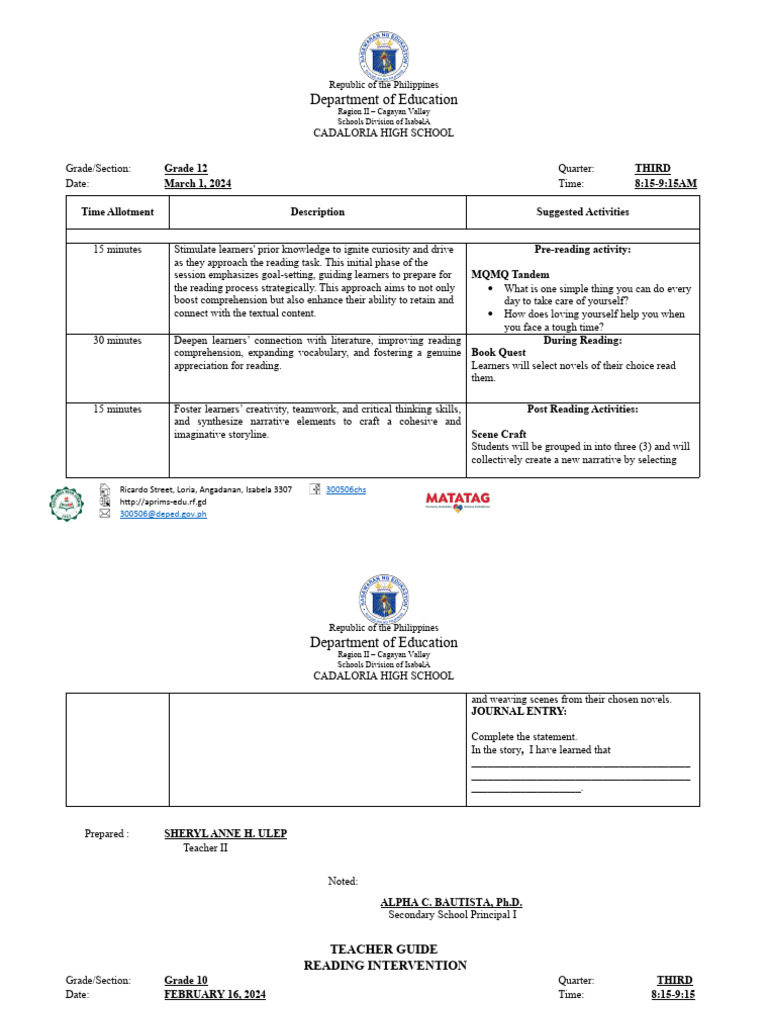 Reading 2 | PDF | Reading Comprehension | Learning