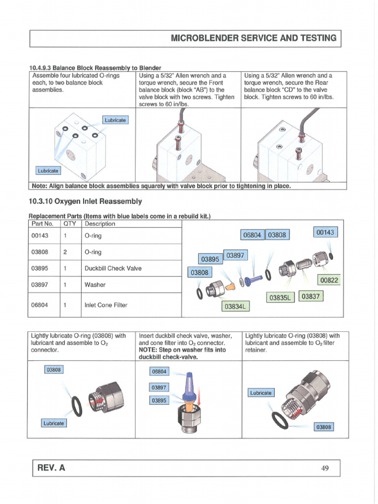 Microblend Service & Testing Manual #3 | PDF