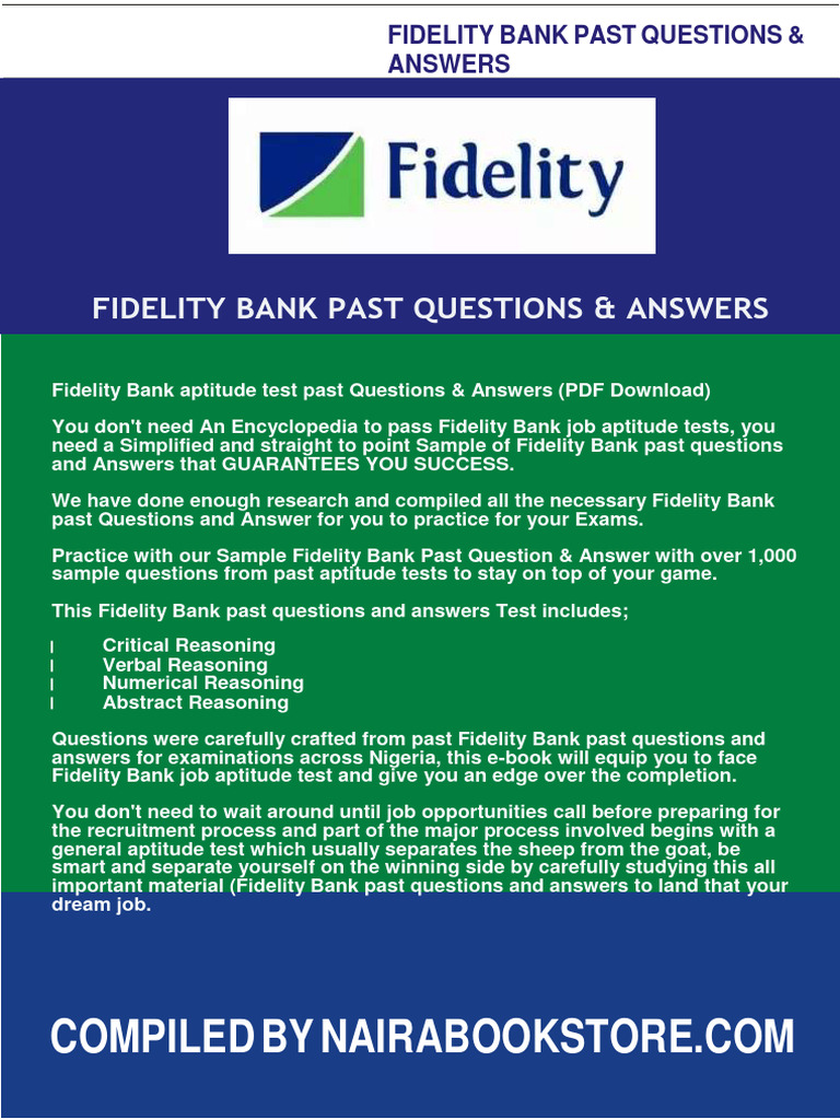 fidelity-Bank-Past-Questions-and-Answers | PDF | Argument | Insurance
