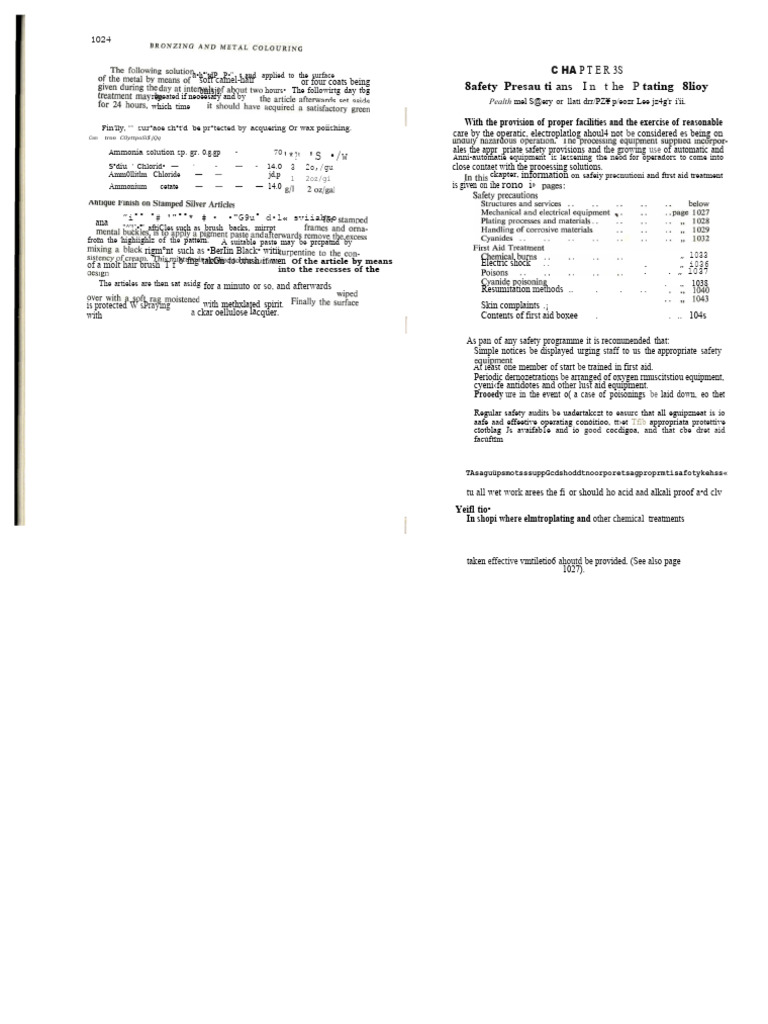 Safety in Plating Shops-1 | PDF | Burn | Nitric Acid