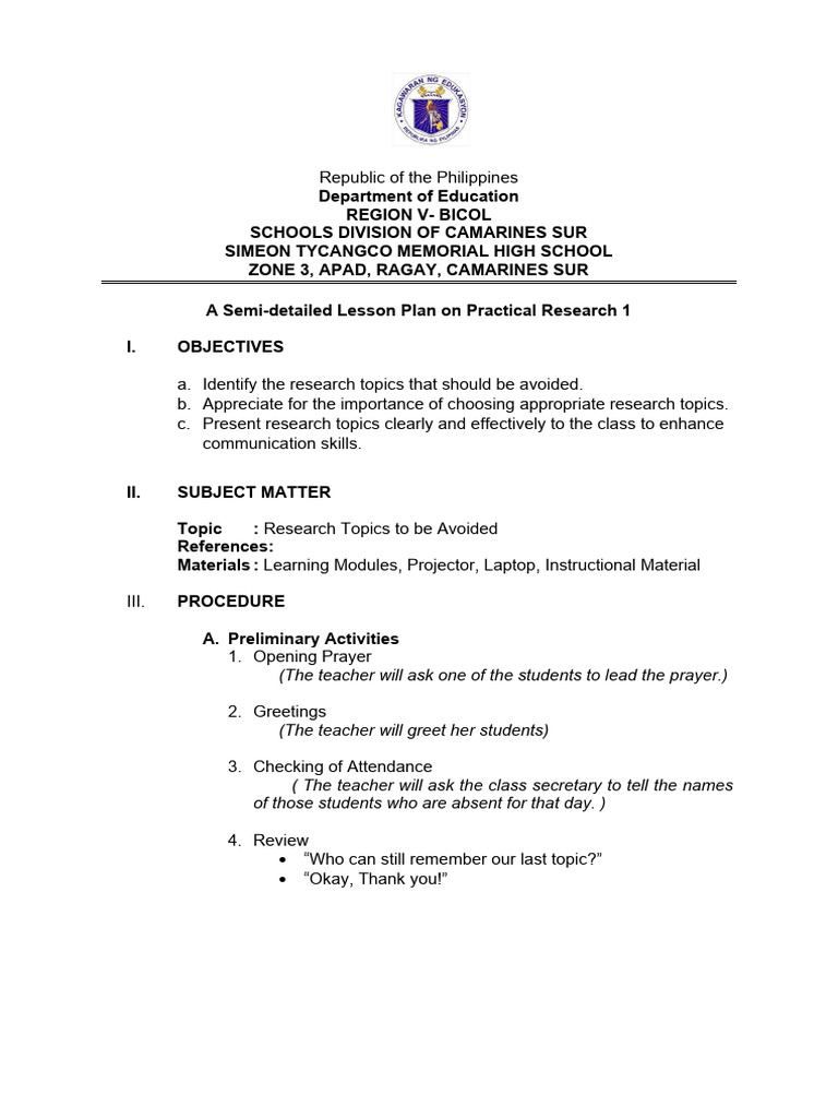 Cot Lesson Plan | PDF | Learning | Teachers