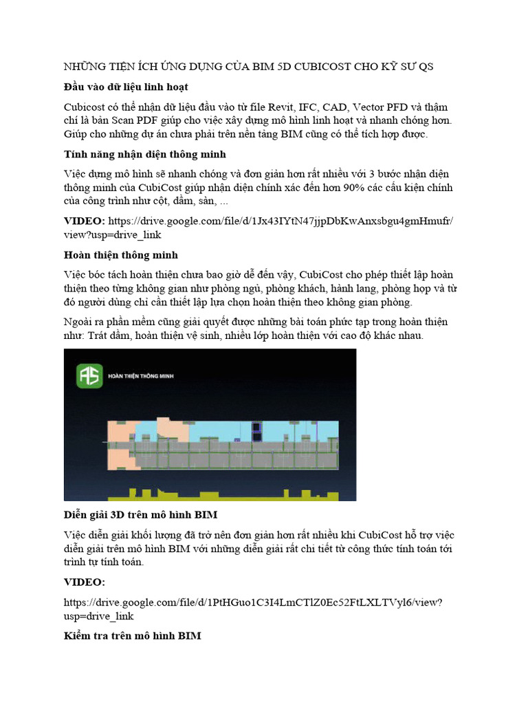 NG D NG C A Bim 5D Cubicost Cho K Sư QS | PDF