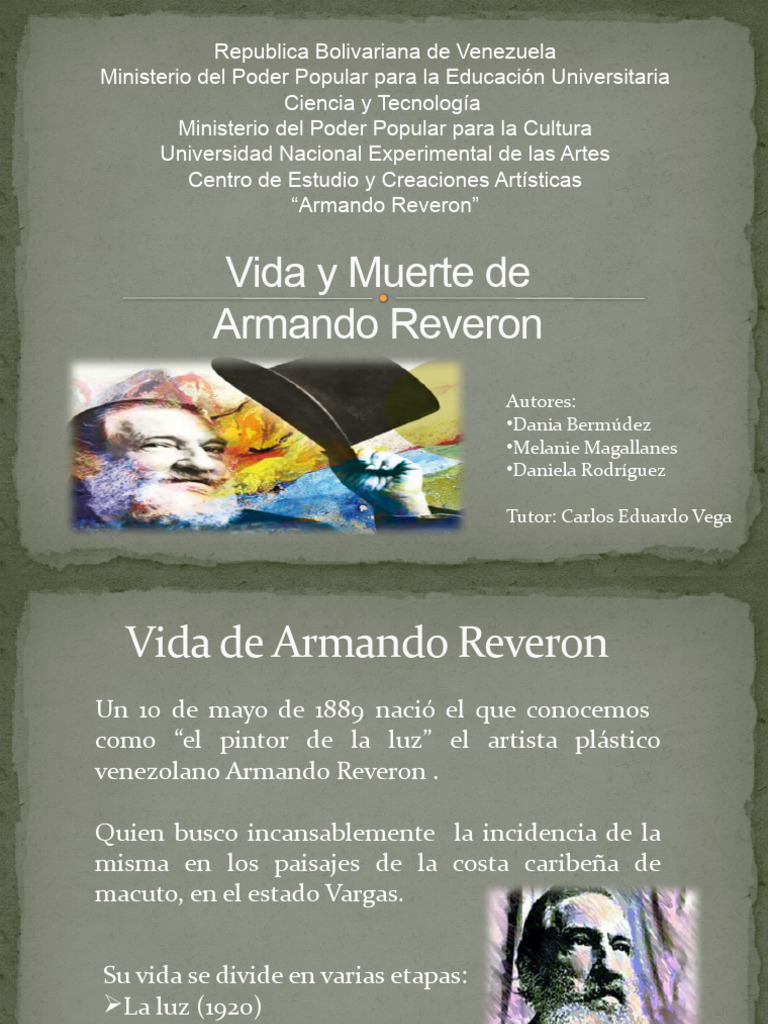 Vida y Muerte de Armando Reveron | PDF | Arte