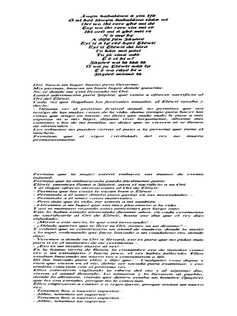 Iwori Irete B | PDF