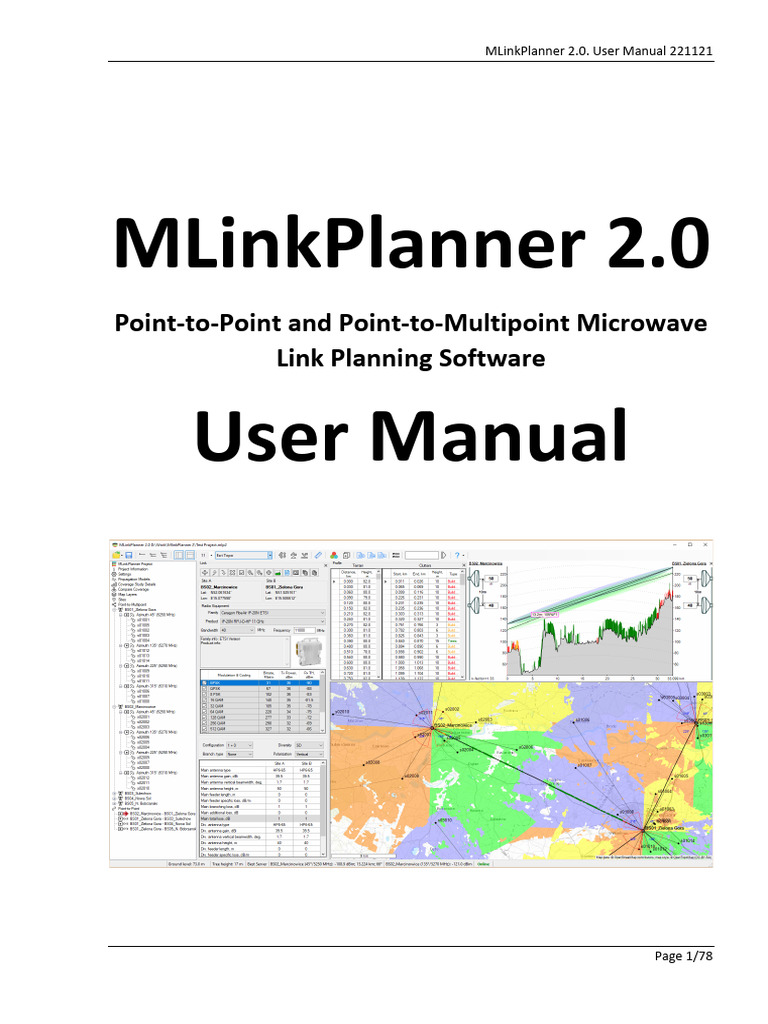 MLinkPlanner 2.0 User Manual 221121 | Download Free PDF | Installation (Computer Programs ...