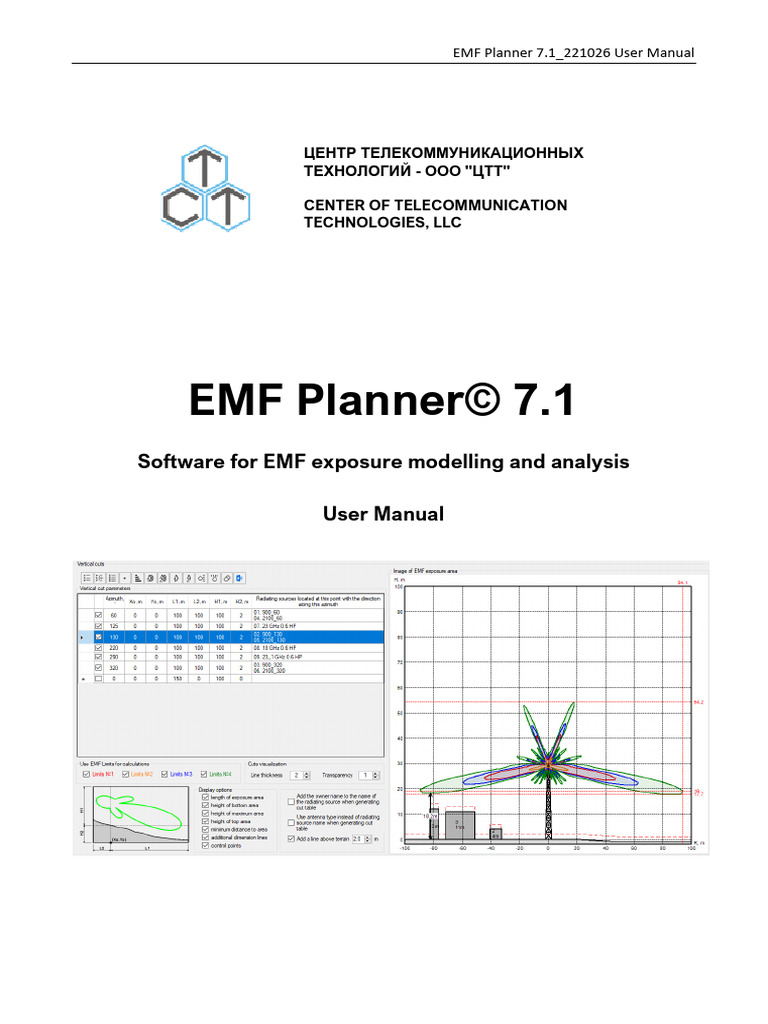 EMF Planner 7.1 User Manual Rev. 1.1 | PDF | Antenna (Radio) | Computer File