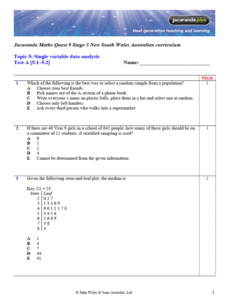 Single variable data analysis | PDF | Statistics | Statistical Analysis Single variable data analysis | PDF | Statistics | Statistical Analysis