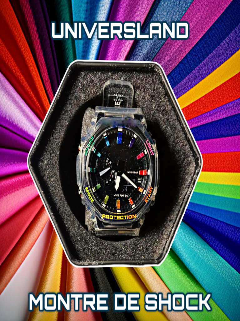 G-Shock Transparent Multicolor | PDF
