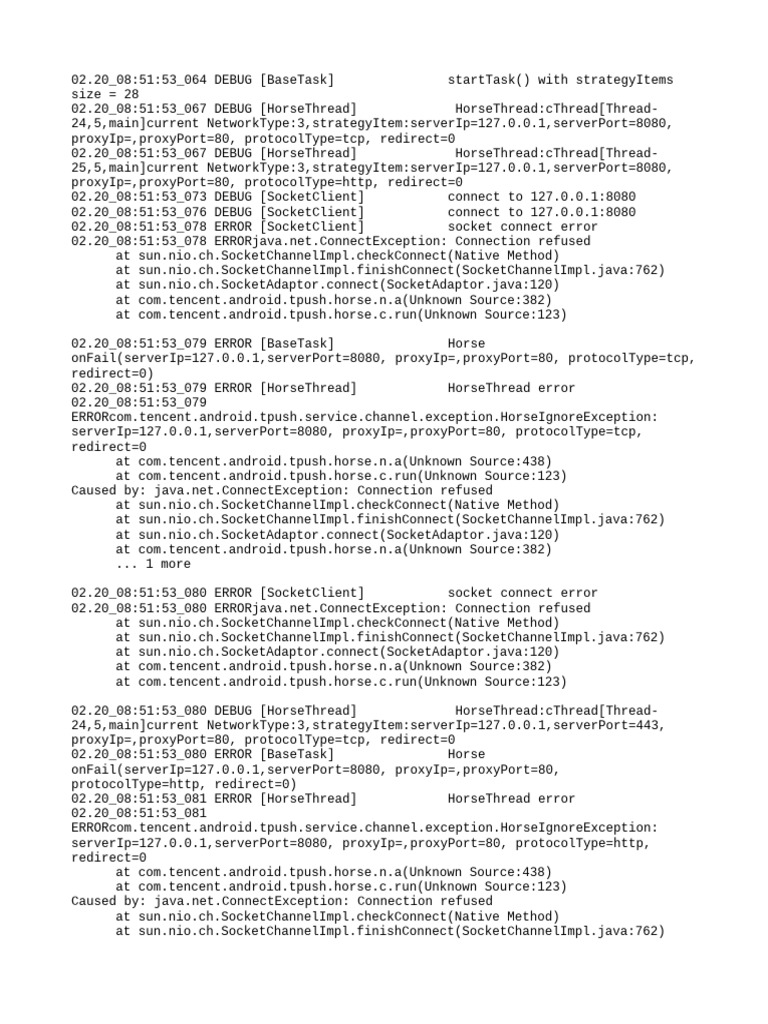 Log-20240220 0853 1 | PDF | Thread (Computing) | System Software