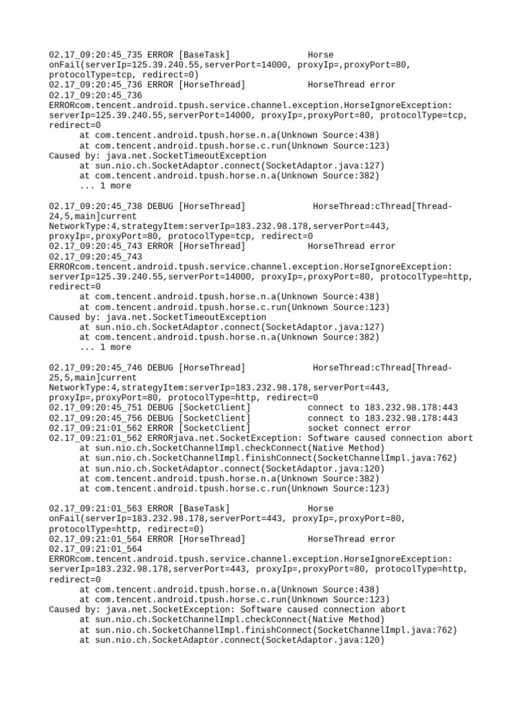 Log-20240217 0924 1 | PDF | Thread (Computing) | Computing Platforms