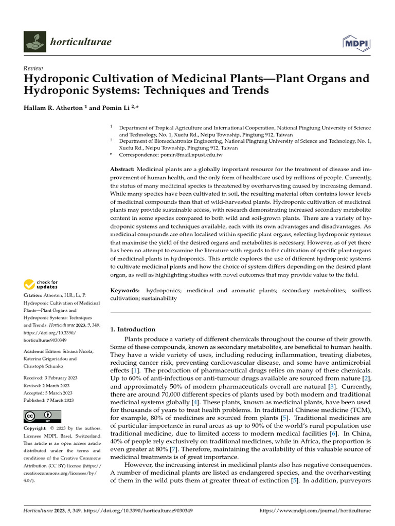 Horticulturae 09 00349 | PDF