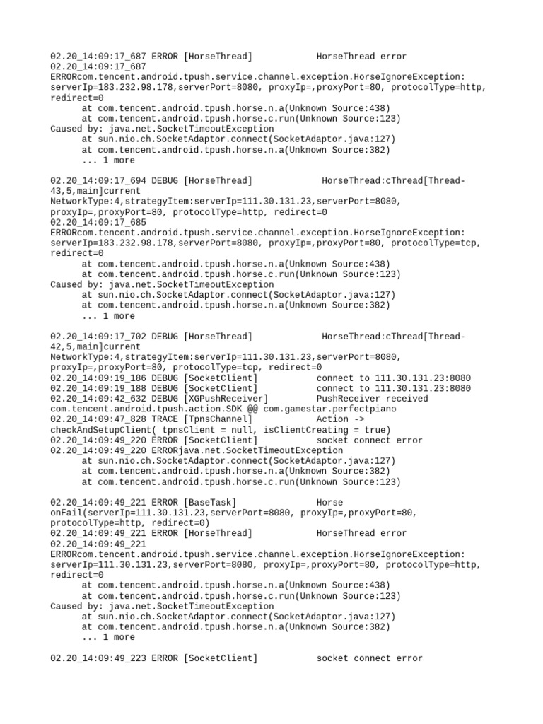 Log-20240220 1412 1 | PDF | Thread (Computing) | System Software