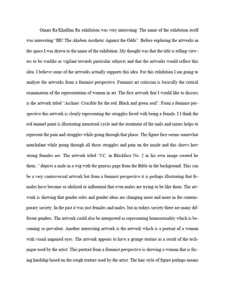 Review of The Omari Ra:Khalfani Ra | PDF | Gender Studies | Feminism