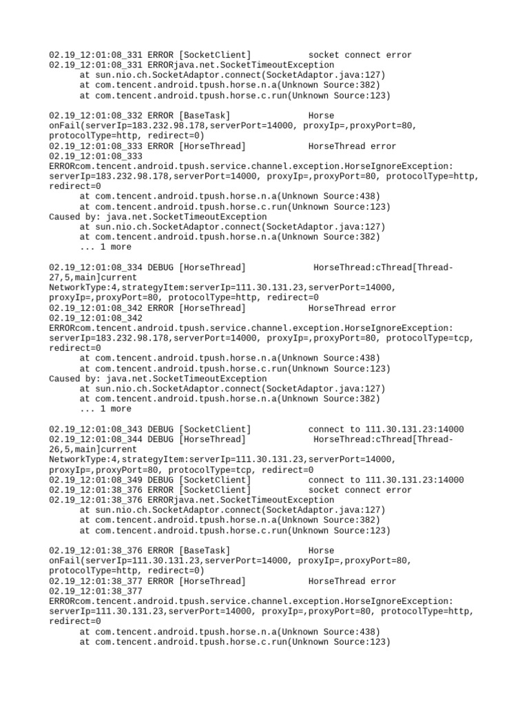 Log-20240219 1203 1 | PDF | Thread (Computing) | Concurrent Computing