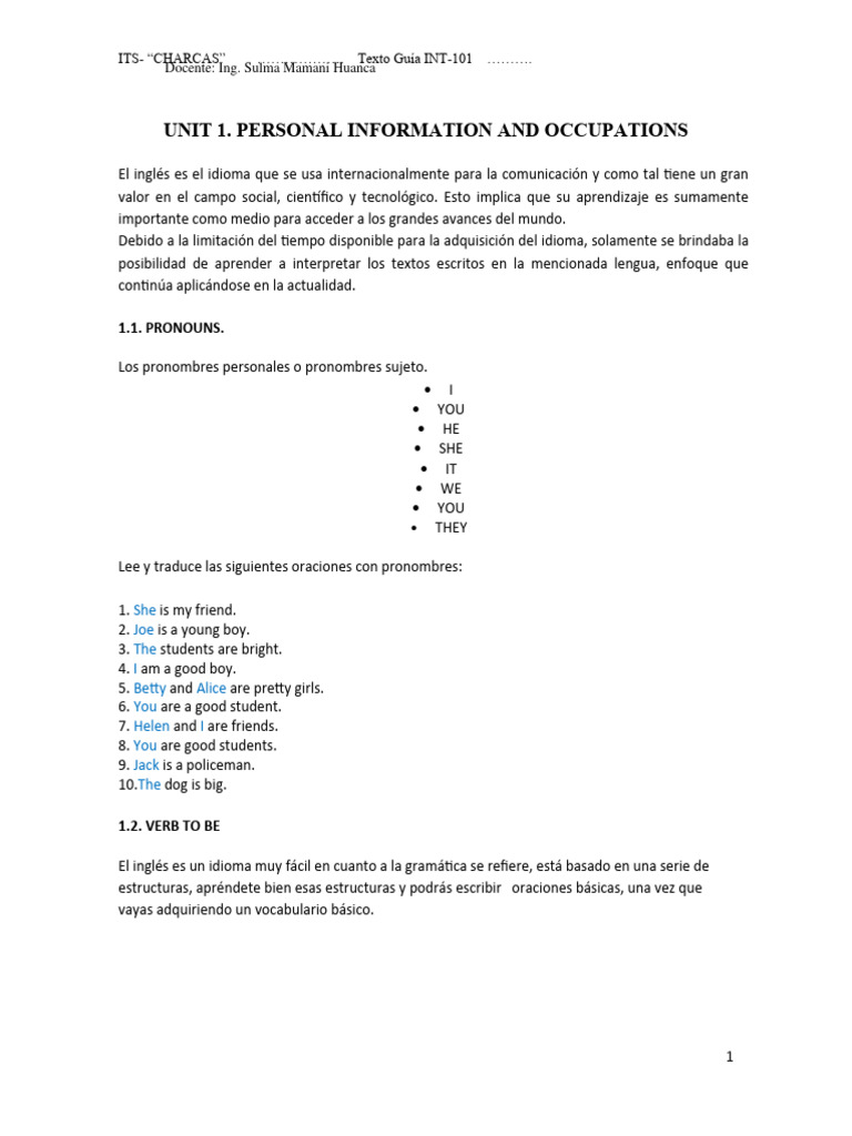 Texto Guia INT-101 Tema 1 | PDF | Relaciones sintácticas | Tipología Lingüística